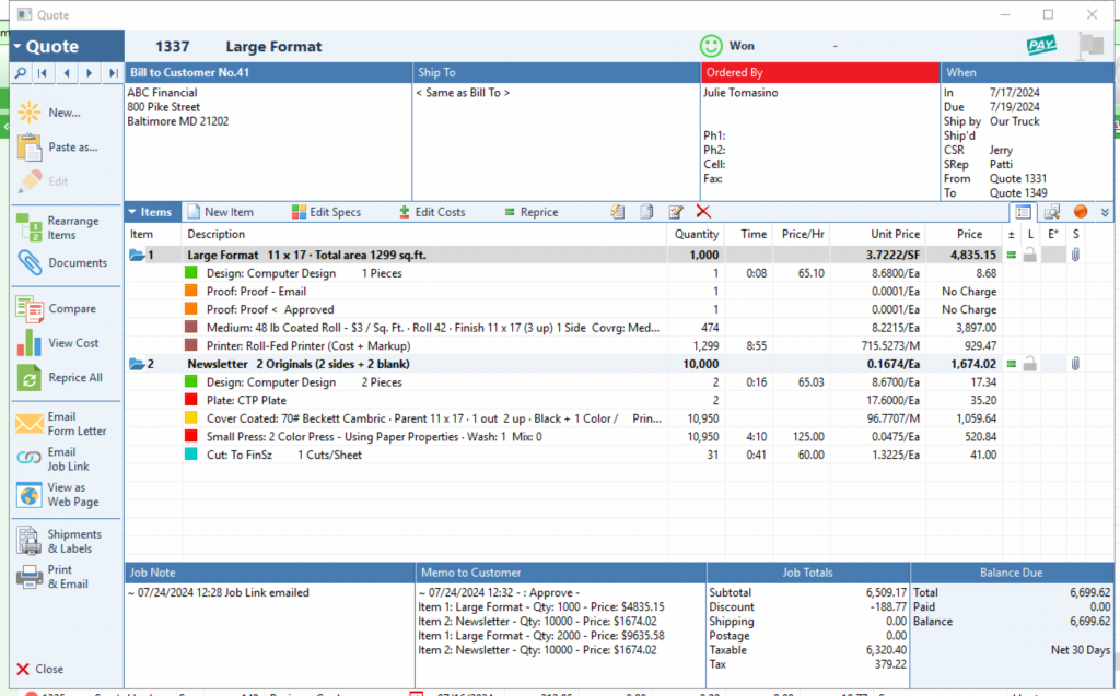 Print Reach – Next Generation Print & Mail Shop Software