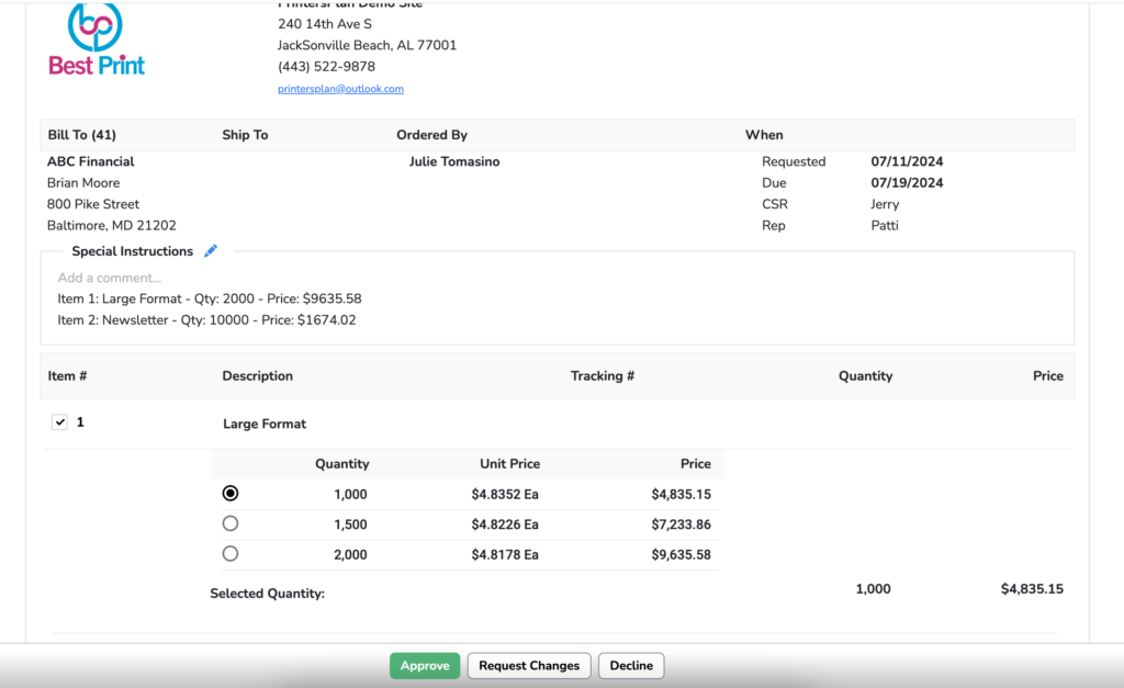 Print Reach – Next Generation Print & Mail Shop Software